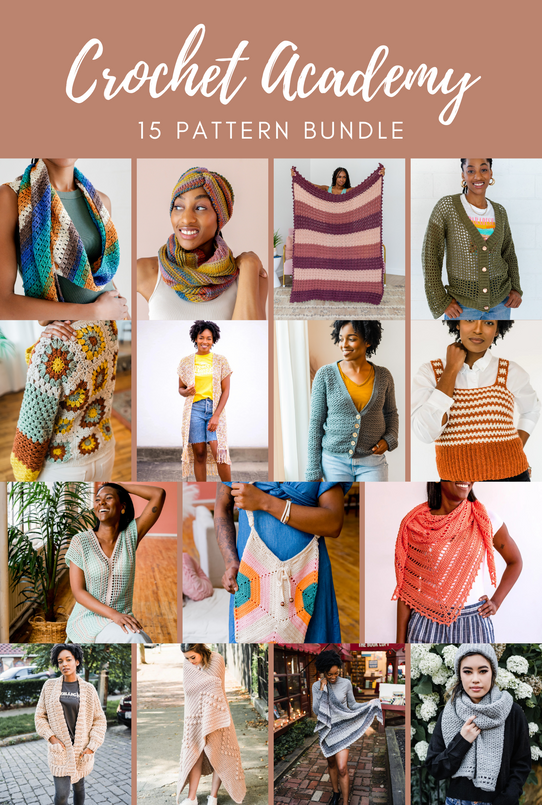 Crochet Academy Library, 2024-2025 // Pattern Bundle — TL Yarn Crafts