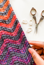 Easy Ripple Pillow // Tunisian Crochet PDF Pattern — TL Yarn Crafts